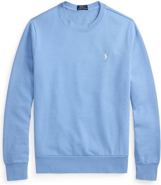 Ralph Lauren Unifarbenes Sweatshirt mit Poloreiter-Stickerei in