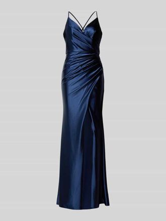 Luxuar Abendkleid mit seitlicher Raffung