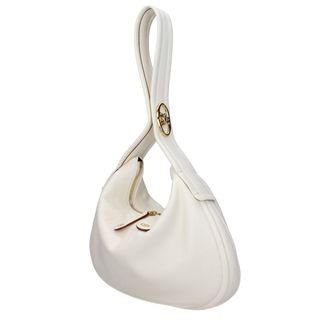 Valentino Garavani Womens Leather Shoulder Bag Beige