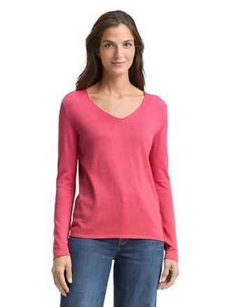 Tom Tailor 1012976 Pull-Over Femme, 39065 - Rose Mélangé, L