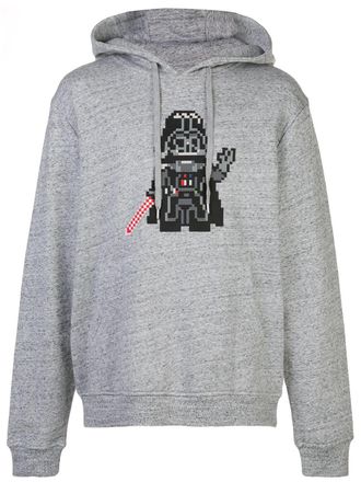 Mostly Heard Rarely Seen sweat à capuche Invader - Gris