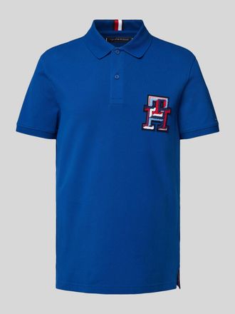 Tommy Hilfiger Regular Fit Poloshirt mit Label-Badge