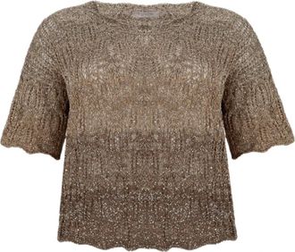 D.exterior Femme, Pulls, Brun, Taille: 40 FR D.exterior Sweaters