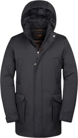 Moorer Homme, Manteaux, Bleu, Taille: L Oran-Carmen Coat