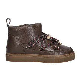 INUIKII Botte de neige brillante en cuir pleine fleur - Femme - Chaussures - Brun - Taille: 39 EU