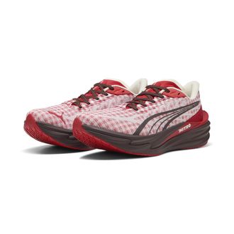 Puma Deviate NITRO 4 Check Laufschuhe Herren, Accessoires, Rot, 48.5