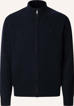 Hackett Strickjacken Cardigan Lambswool Fzip grau