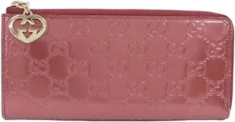 Gucci Portefeuille long (bi-pli) Pre-owned - Femme - Pre-owned - Rouge - Taille: ONE Size