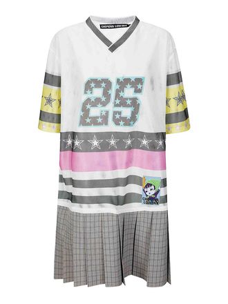 Chopova Lowena Robe Au Genou - Blanc