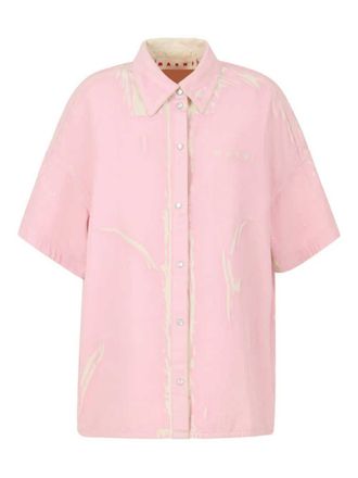 Marni Chemise en jean &agrave; manches courtes Marni
