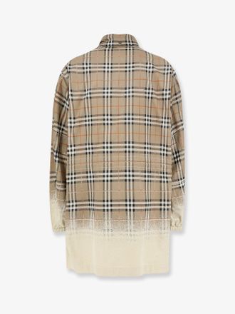 Burberry Mens Cotton Coat Lancaster Beige