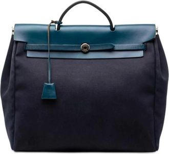 Herm&egrave;s Pre-owned Herbag - Femme - Pre-owned - Bleu - Taille: ONE Size