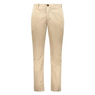 Moorer Schmale Baumwollhose - - Trousers - Herren - Beige - L