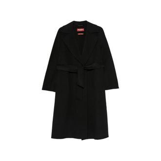 Max Mara Belted Wide-lapel Coat