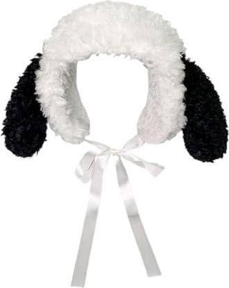 Generic Cache-oreilles dhiver - Chapeau chaud motif animal, sangle r&eacute;glable, cache-oreilles thermiques pelucheux, pour filles, temps froid, neige, activit&eacute;s d