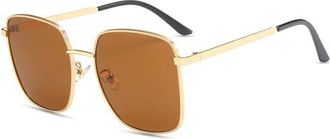 Generic Lunettes De Soleil D&eacute;coratives &Agrave; Monture Large For Homme Et Femme, Id&eacute;ales For Lext&eacute;rieur, Les Vacances La Conduite(Brown)