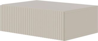 Selsey Veldio - Nachtkonsole mit Schublade, Graubeige, 50 cm - Selsey