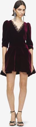 Alexander McQueen Minikleid aus Samt - Item 846376QEAGW6193