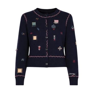 Sea NY Claira Cardigan - - Knitwear - Damen - Blau - S