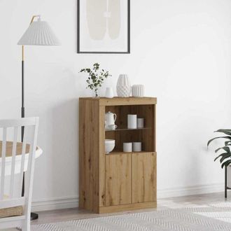 vidaXL Meuble dappoint ch&ecirc;ne artisanal 60,5 x 37 x 100 cm Vidaxl