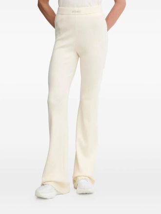 Guess Co Gerippte Hose mit Logo - Nude