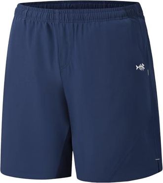 Bassdash Homme Short de Sport 7 Pouces Short Randonnée Léger Imperméable et Sport Séchage Rapide avec Poches Zippées Shorts FP06M