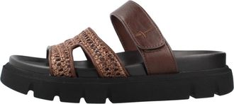 Tamaris Femme, Chaussures, Brun, Taille: 37 EU Wedge Mule