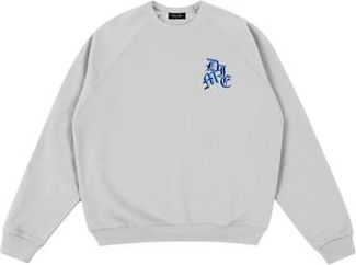 Dime Sweatshirt &agrave; logo brod&eacute; en coton m&eacute;lang&eacute;