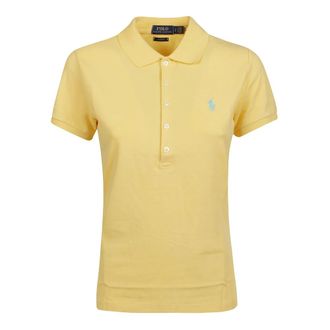 Ralph Lauren Julie Slim Poloshirt - - Tops - Damen - Gelb - M