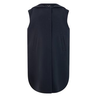 Herno Kapuzenweste - - Jackets - Damen - Blau - 2XL