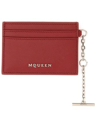 Alexander McQueen Sling Card Case - Red