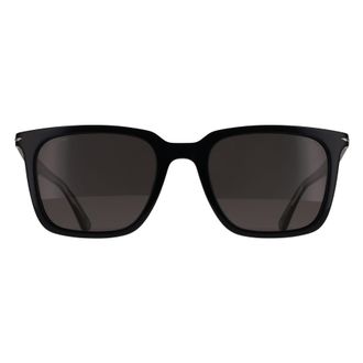 Police SPLQ80 700P Sonnenbrille in gl&auml;nzendem Schwarz mit Rauchgl&auml;sern