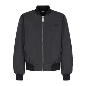GCDS Nylon Logo Bomber - - Jackets - Damen - Schwarzk - XL