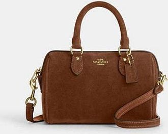Coach Mini Rowan Umh&auml;ngetasche f&uuml;r Frauen in Braun | Leder