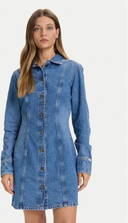 Guess Jeanskleid W5BK48 D5M48 Blau Slim Fit