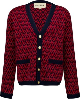 Valentino Garavani Homme, Pulls, Brun, Taille: M Cardigans