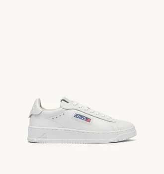 Autry BASKETS DALLAS LOW EN CUIR BLANC