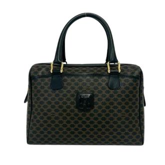 Celine Sac Boston Pre-owned en cuir Macadam - Femme - Pre-owned - Brun - Taille: ONE Size