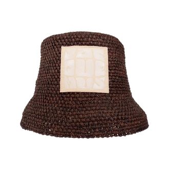 Jacquemus Ficiu Hut - - Accessories - Damen - Braun - 56 CM