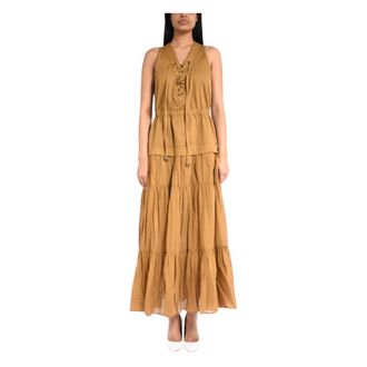 Pinko Pinko, Damen, Kleider, Braun, MGr&ouml;&szlig;e