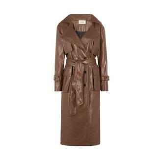 Saison 1865 Trench long en vinyle