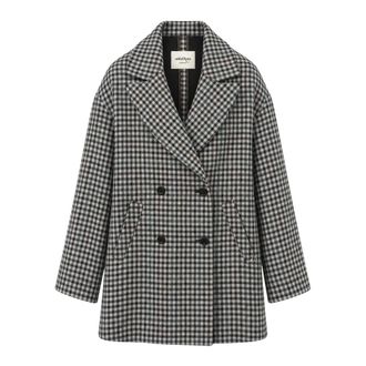 ottod'Ame Manteau crois&eacute; - Femme - Manteaux - Gris - Taille: 34 FR