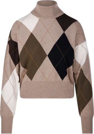 Nude pull à losanges - Tons neutres