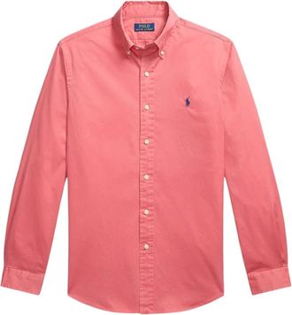 Polo Ralph Lauren Homme, Chemises, Rose, Taille: M Sport Shirt