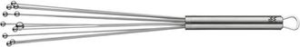 WMF Profi Plus Rührblitz Reduzierring 32 cm, Rührblitz Edelstahl -Kugeln, Schneebesen Edelstahl teilmattiert, Cromargan teilmattiert, Rührbesen, Quirl