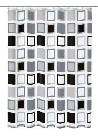 Kleine Wolke Duschvorhang Clipper, 180 x 200 cm, anthrazit