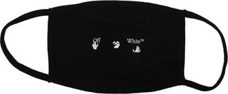 Off-white Masque facial blanc cass&eacute; pour hommess Coton Noir