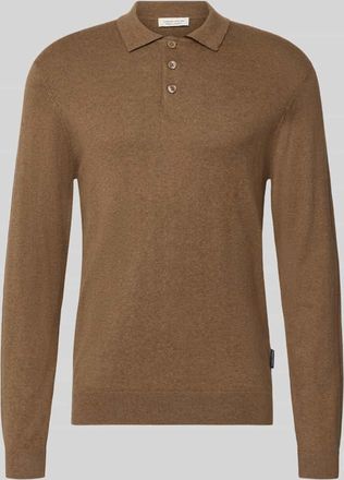 Casual Friday Regular Fit Strickpullover aus Baumwoll-Mix mit Kaschmir-Anteil