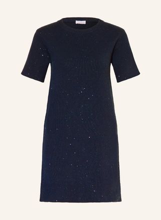 Brunello Cucinelli Brunello Cucinelli Strickkleid Mit Pailletten blau
