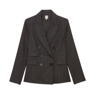 Ines De La Fressange Veste Maurice - Femme - Vestes - Gris - Taille: 42 FR